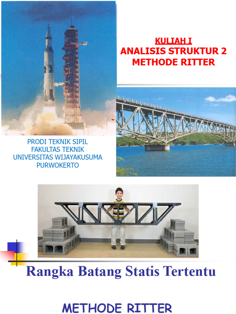 Metode Ritter: Analisis Rangka Batang | PDF