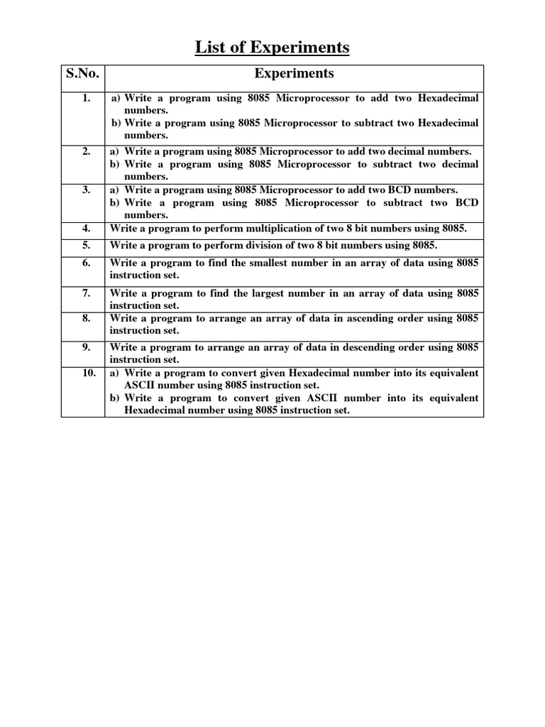 Lab Manual | PDF | Assembly Language | Integrated Circuit