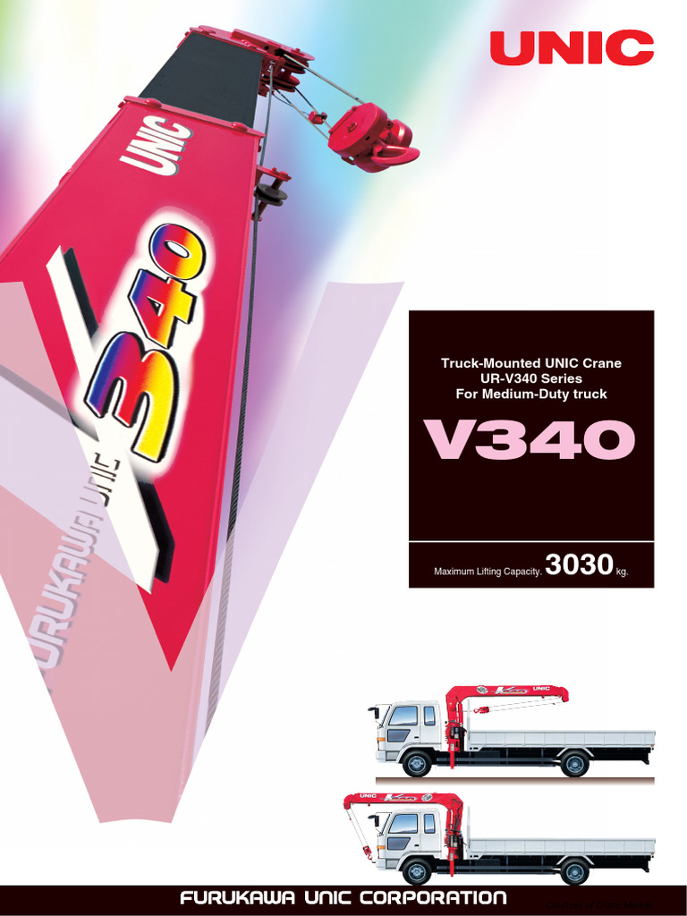 Unic Boom Trucks Spec 1b3c67 | PDF | Crane (Machine) | Equipment