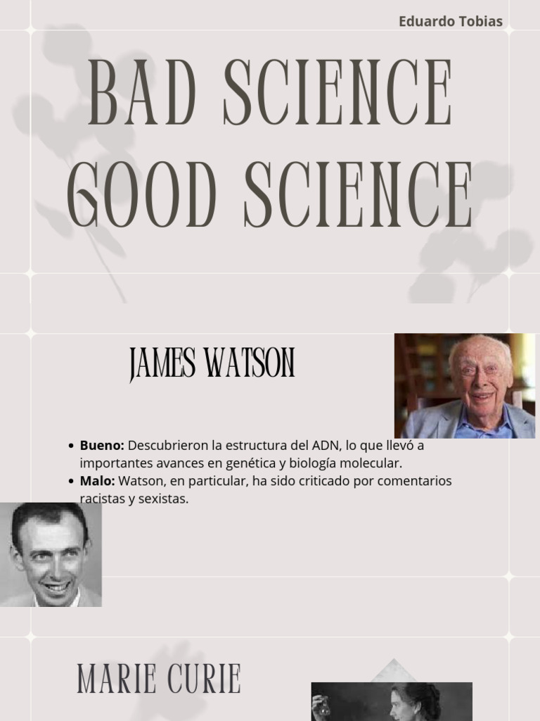 bad science good science | PDF