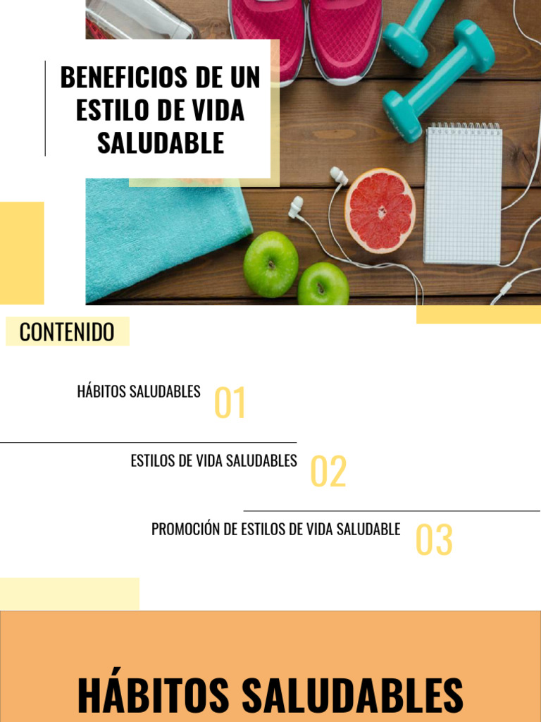 Beneficios de Un Estilo de Vida Saludable | PDF | Estilo de vida ...