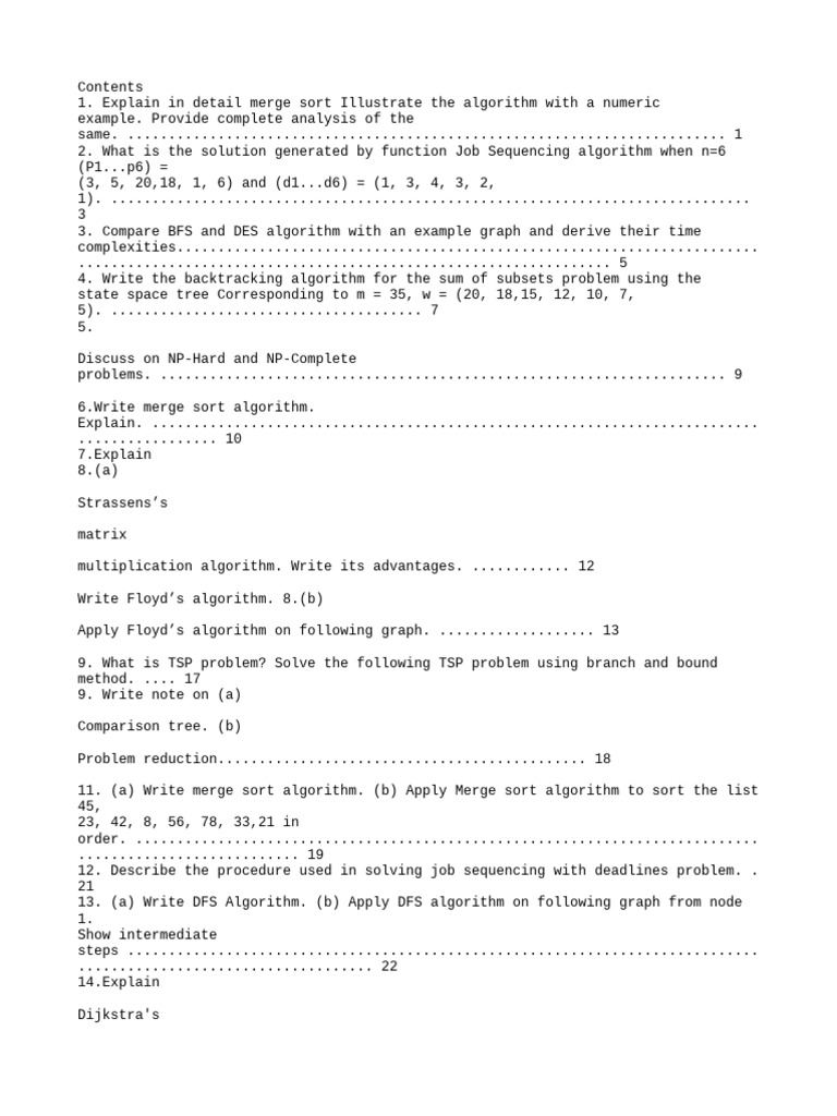 Design-10 Mark (Answer From Chatgpt) | PDF | Computational Complexity ...