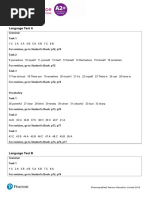 Gold Exp A2P WB Answer Key | PDF