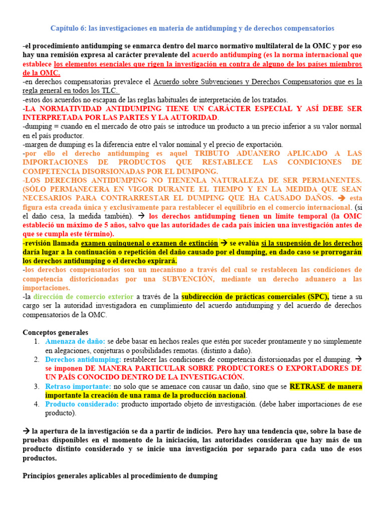 Capítulo 6 | PDF | Organización de Comercio Mundial | Economias