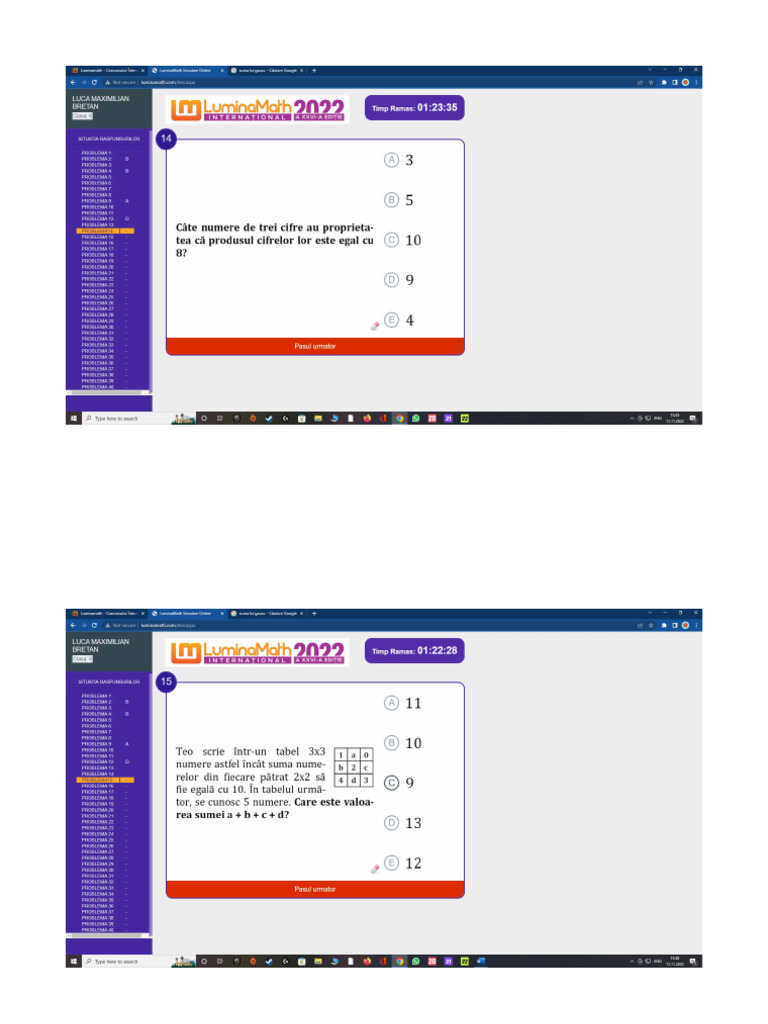 Luminamath Test | PDF