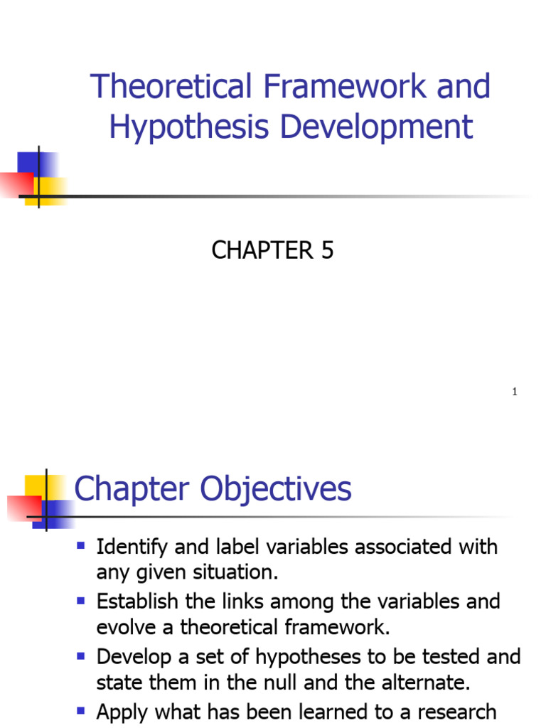 BRM - Chapter 5 - Theoretical Framework and Hypothesis Development ...