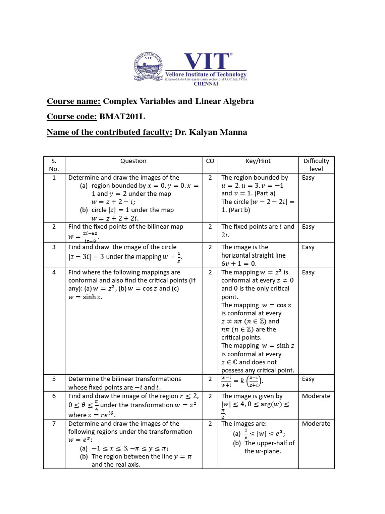 Tutorial - Sheet-Module - 2-BMAT201L | PDF