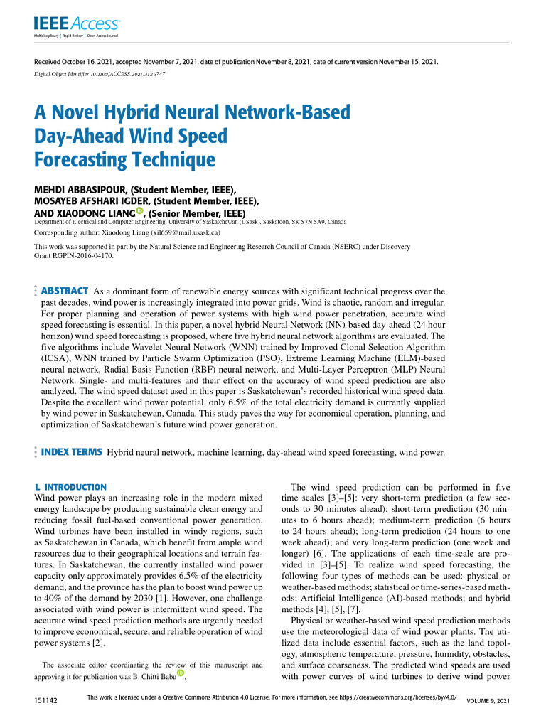Wind Speed Forecasting for Engineers | PDF | Artificial Neural Network | Forecasting