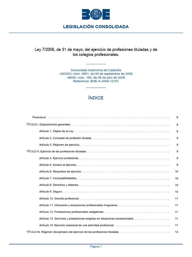 BOE A 2006 12151 Consolidado | PDF | Seguro | Justicia