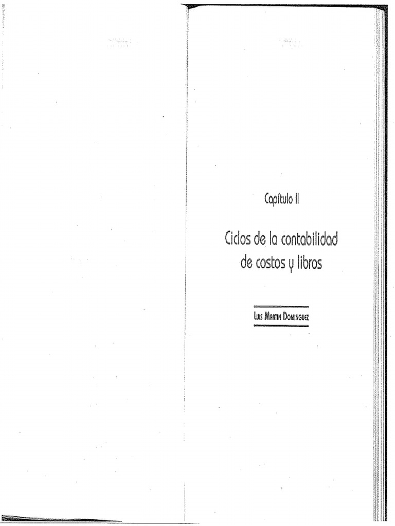 Costos para Empresarios - Gimenez - Cap 02 | PDF