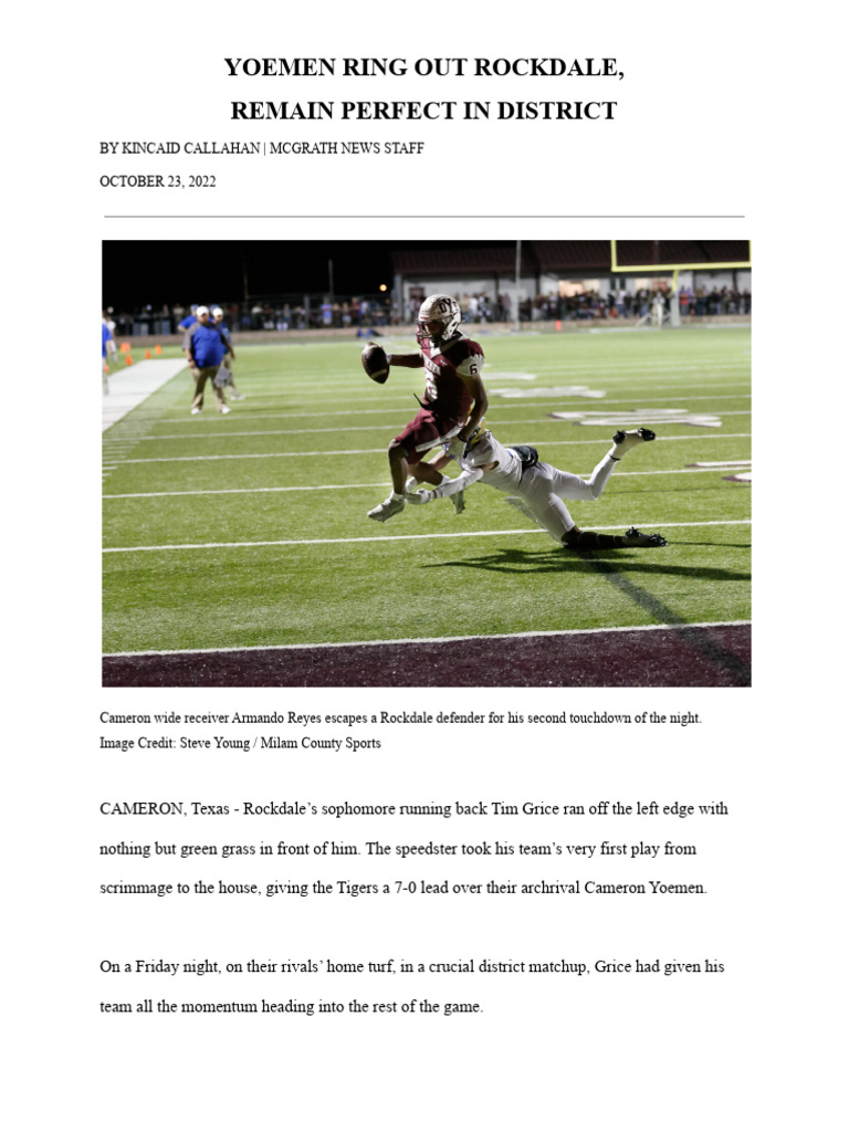 Botb 2022 Story | PDF | Ncaa Division I Fbs Football Seasons | Ncaa ...