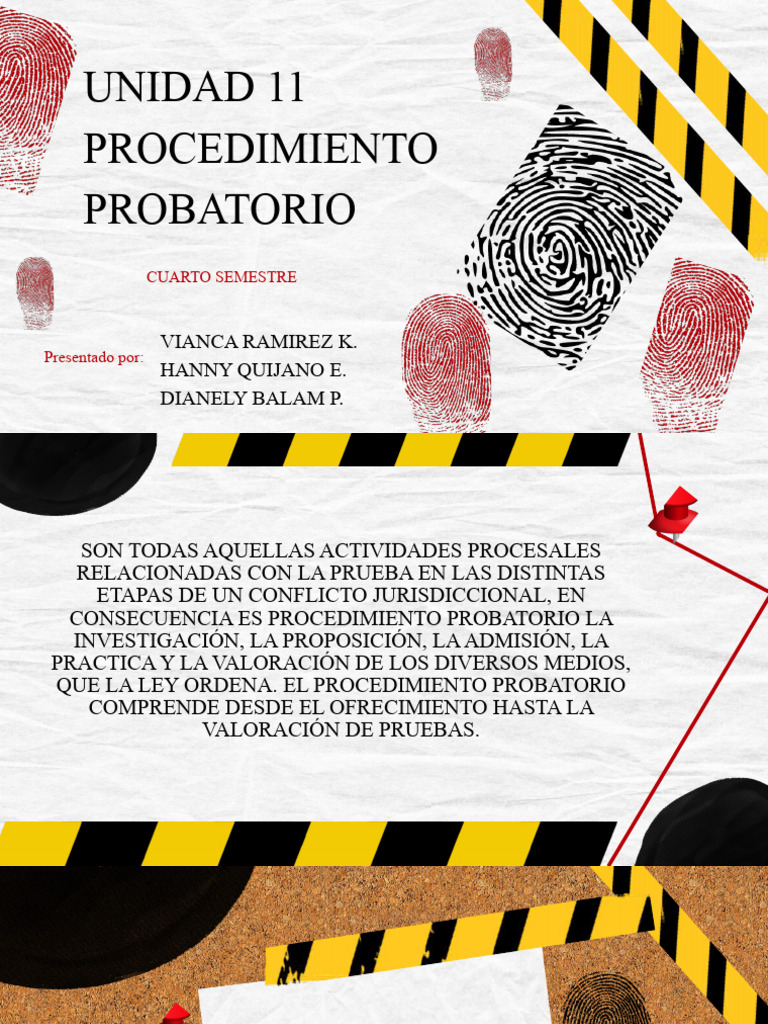 Unidad 11 | Descargar gratis PDF | Evidencia (ley) | Procedimiento legal