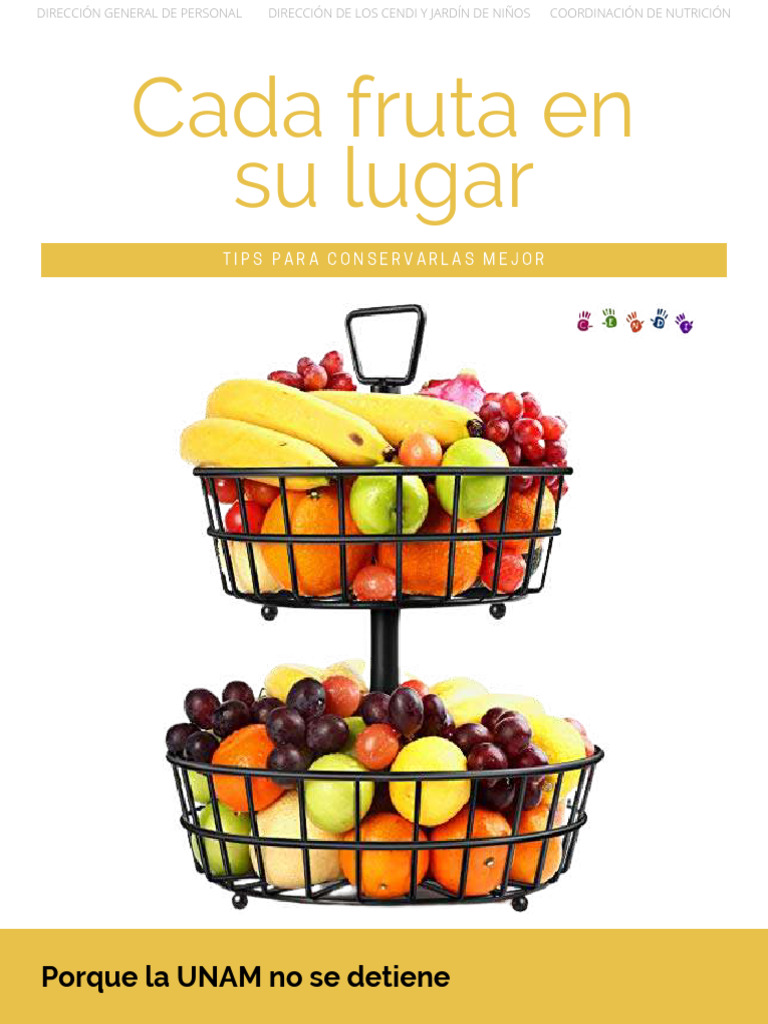 Cada Fruta en Su Lugar | PDF | Vegetales | Fruta