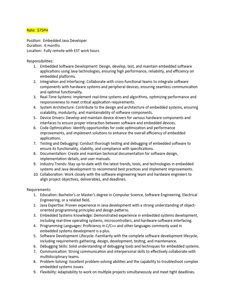 Java Dev | PDF | Embedded System | Software