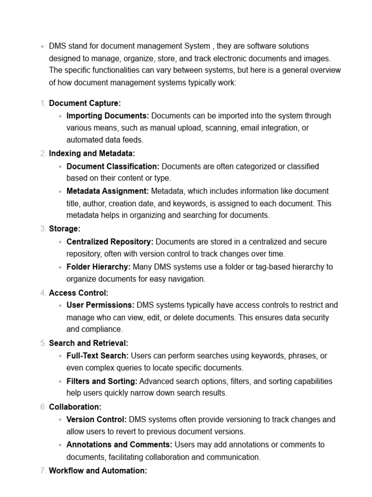 What Are Dms | PDF | Metadata | Data Management