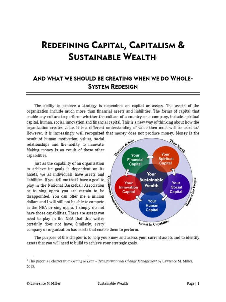 Redefining Capital | PDF | Social Capital | Brand
