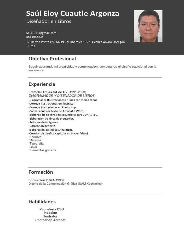 CV Saul Eloy C | PDF