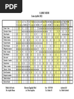 Model Tabel de Pontaj 2024 (2) | PDF