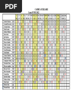 Model Tabel de Pontaj 2024 | PDF