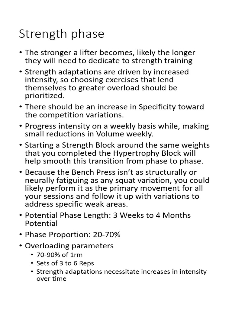 Powerlifting Program 16 Weeks - STRENGTH | PDF | Individual Sports ...