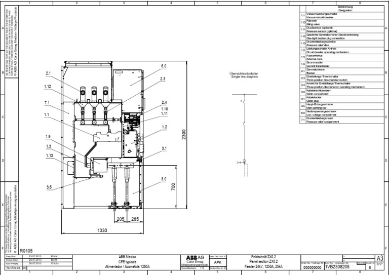 ABB ZX0.2 Drawings | PDF