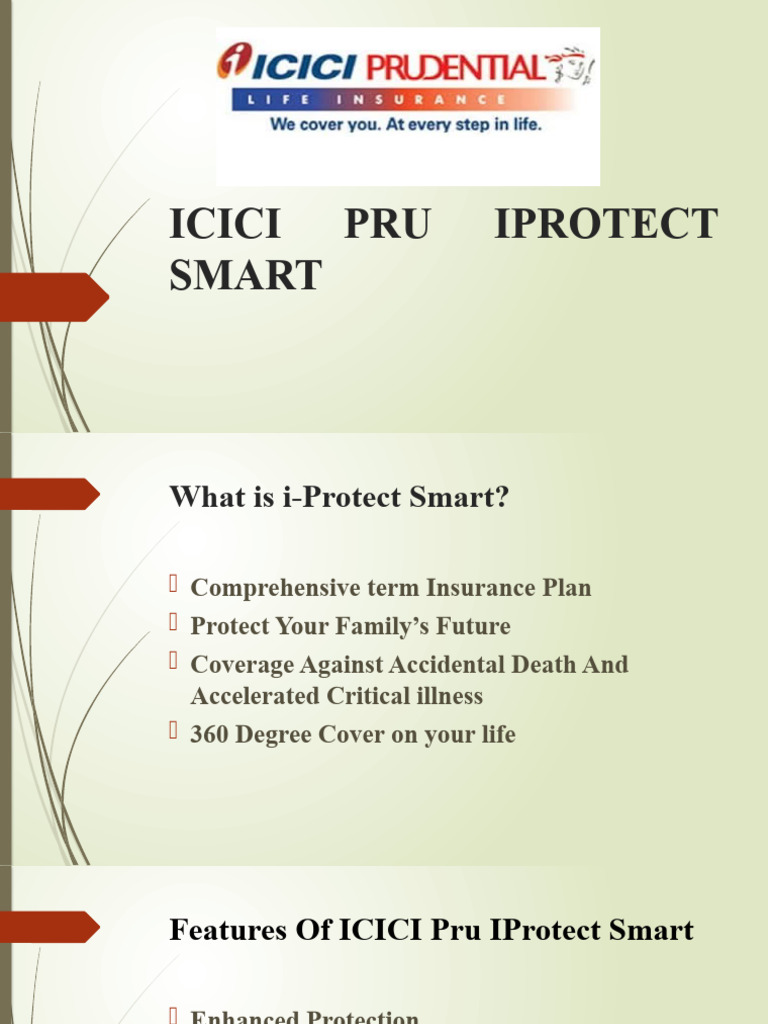 Icici Pru Iprotect Smart Team-2 | PDF | Insurance | Life Insurance