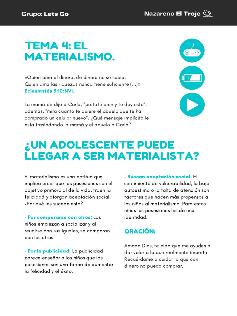 El Materialismo (Lets Go) | PDF