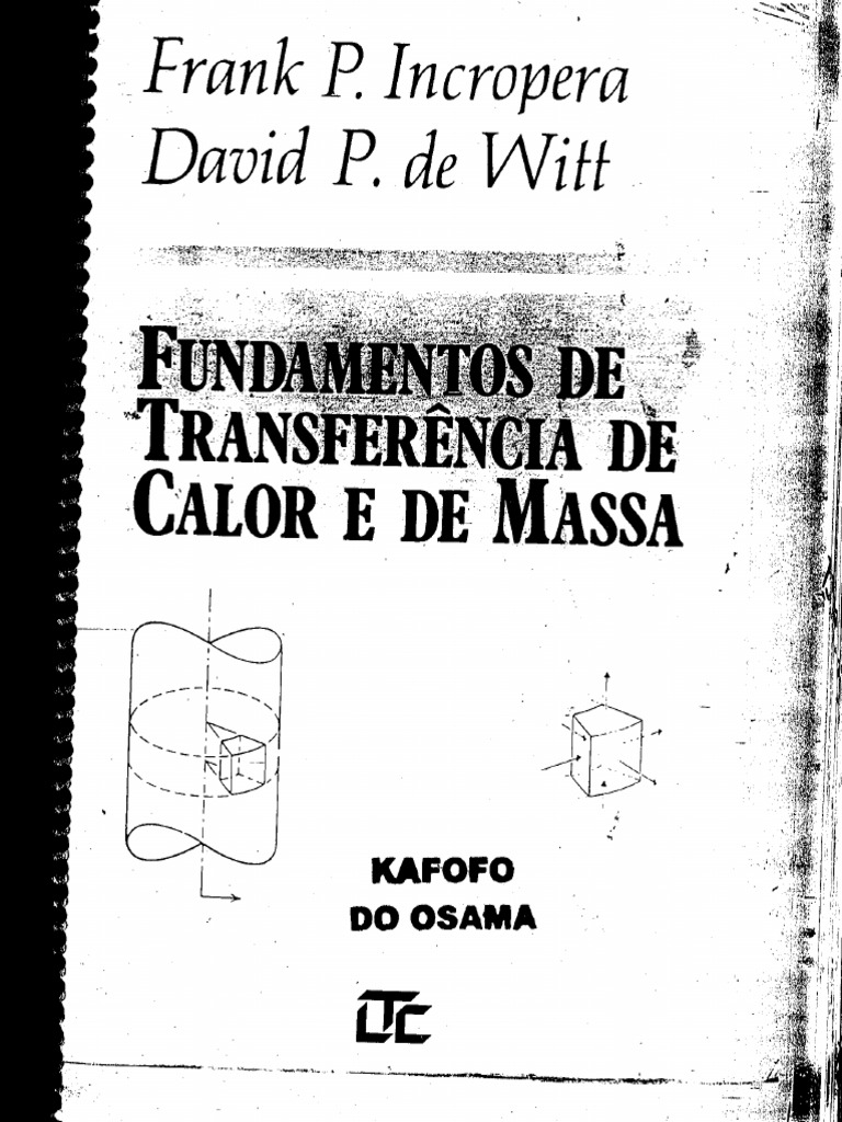 Fundamentos de Transferência de Massa e Calor - InCROPERA | PDF