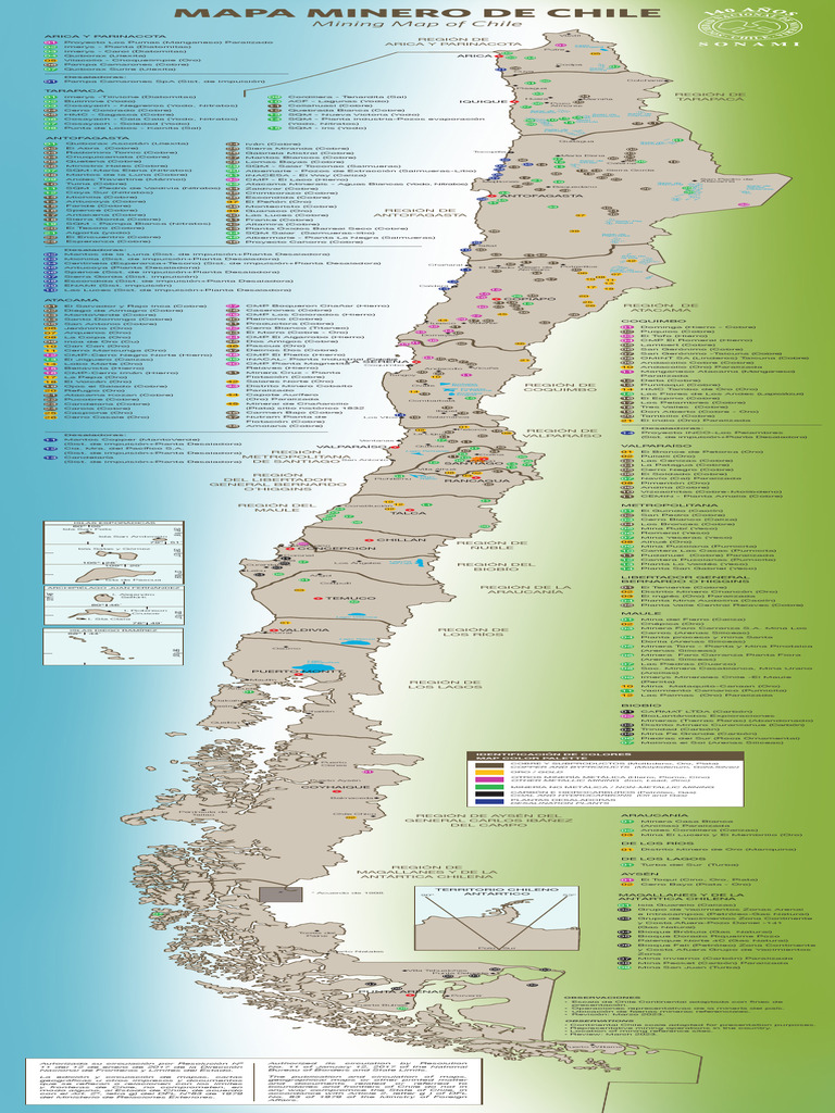Mapa Minero 2023 4 | PDF | Sustancias químicas | Naturaleza