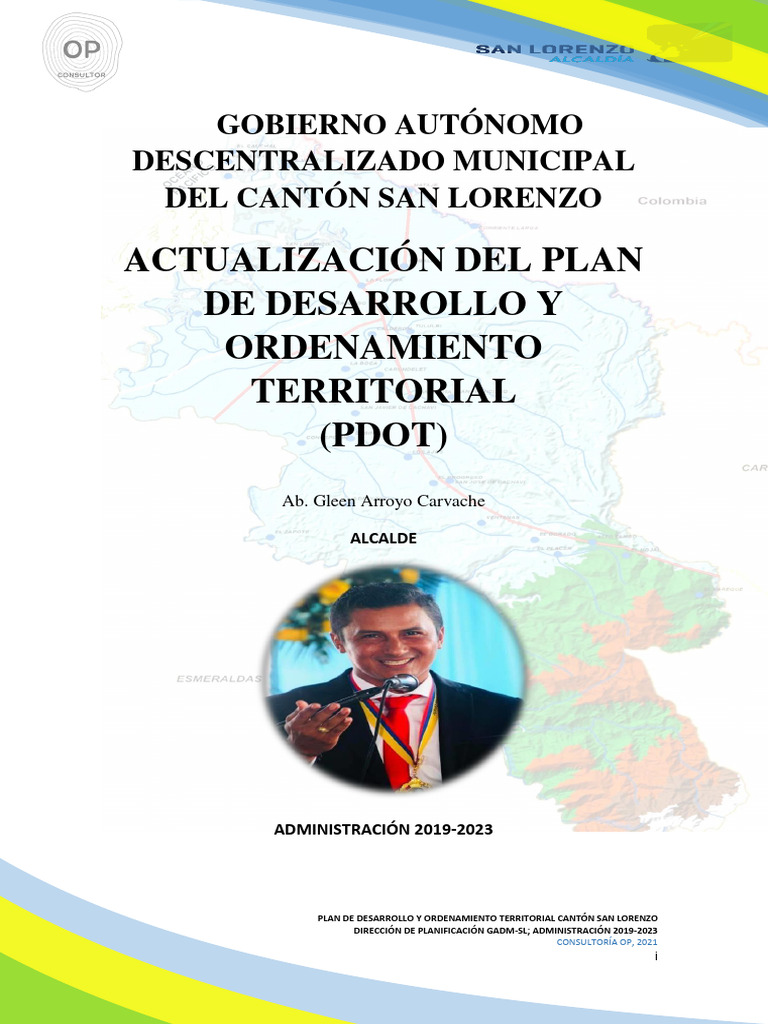 Pdot San Lorenzo 2019 2023 | PDF | Alcantarillado | Agua potable