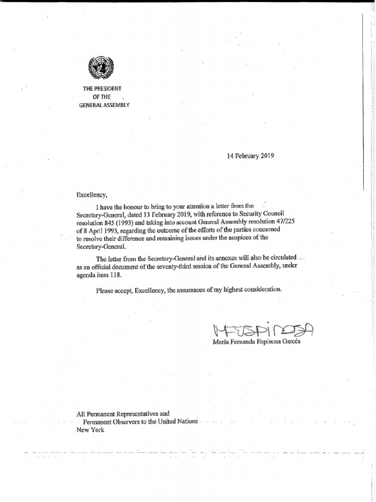 14 February Letter Dated 14 February 2019 | PDF