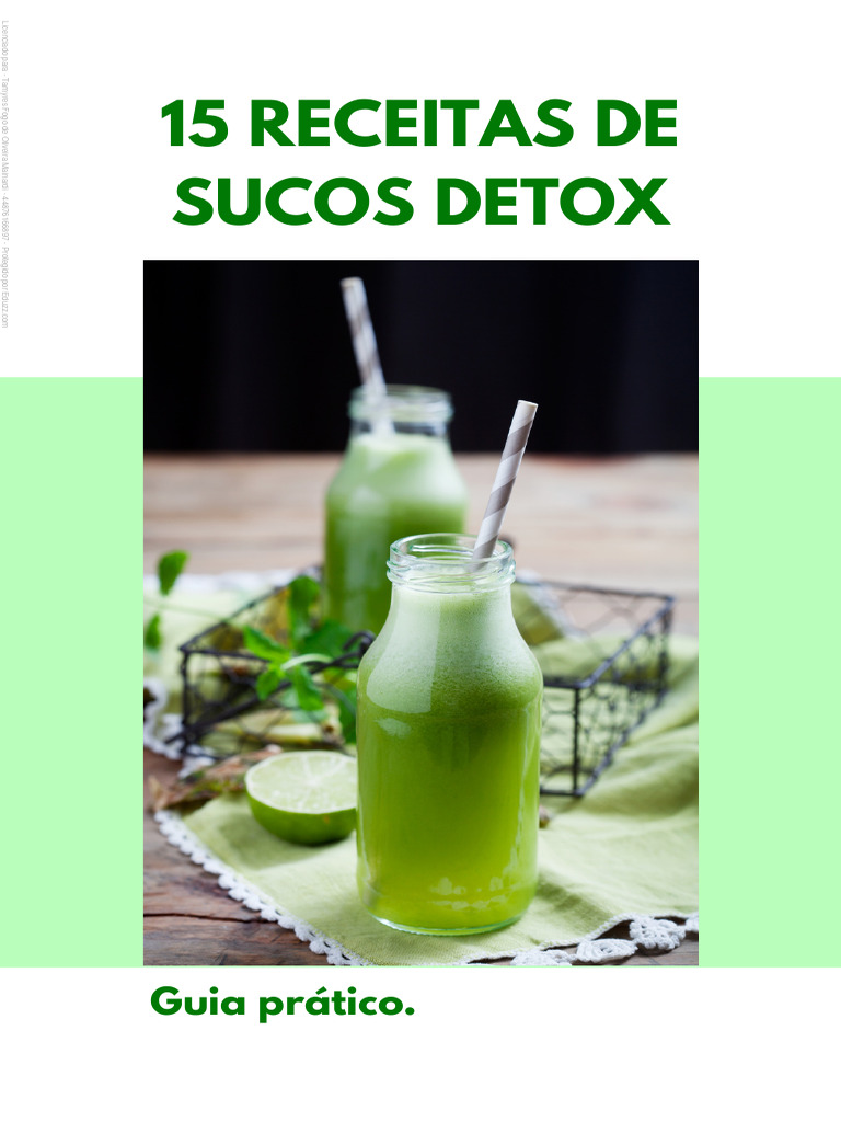 15 Receitas de Sucos Detox | PDF | Suco | Dieta e Nutrição