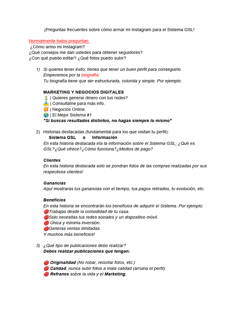 Consejos para Armar Tu Instagram, Mayco!! | PDF | Informática Consejos para Armar Tu Instagram, Mayco!! | PDF | Informática