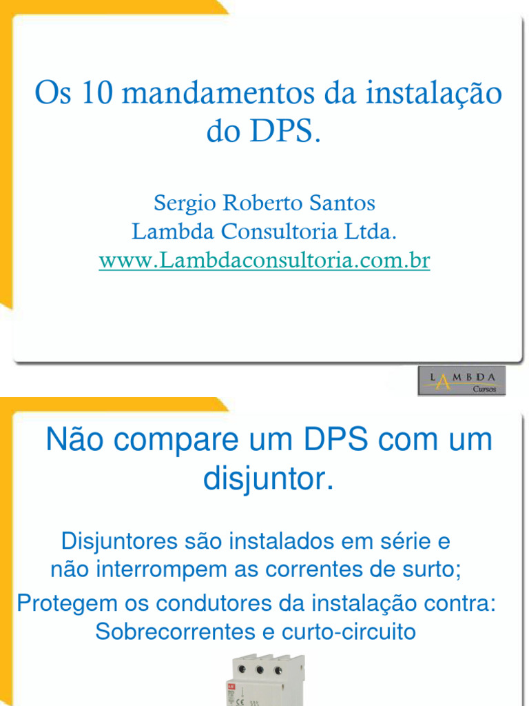 10 Mandamentos Dos DPS | PDF | Eletromagnetismo | Eletricidade