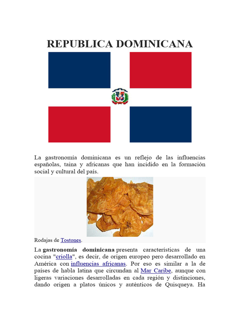 REPUBLICA DOMINICANA | PDF