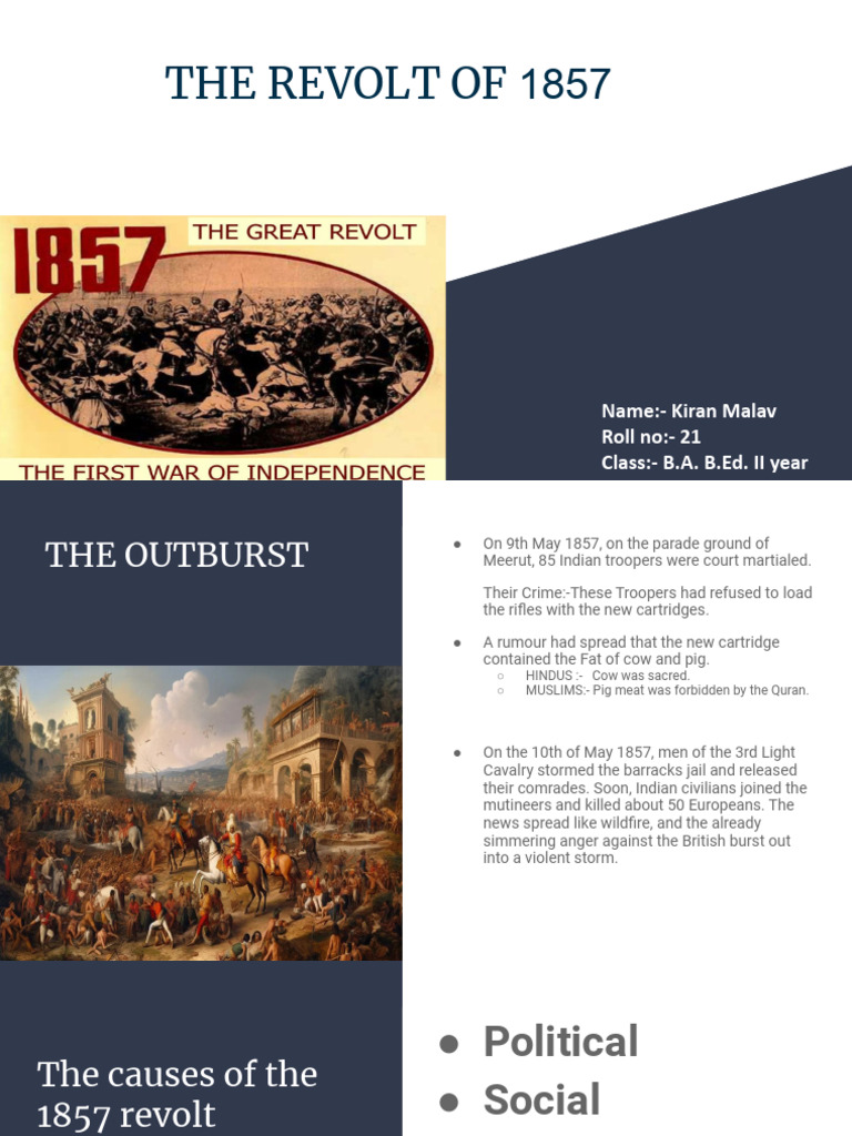 Causes of the 1857 Indian Revolt | PDF