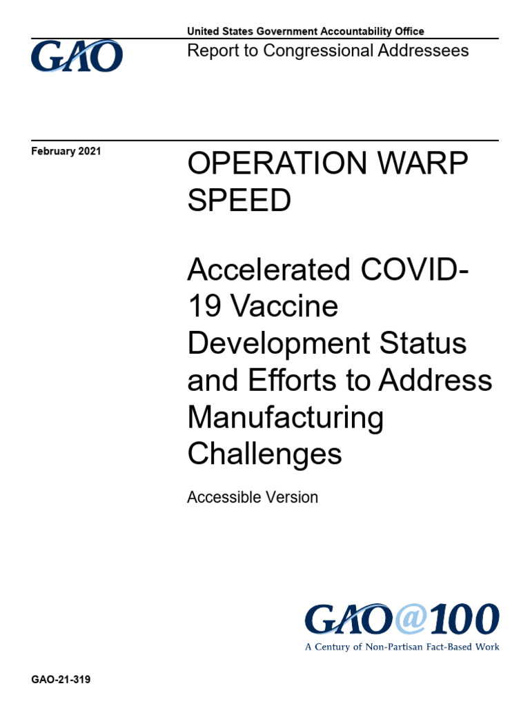 Operacion Warp Speed | PDF | Phases Of Clinical Research | Clinical Trial