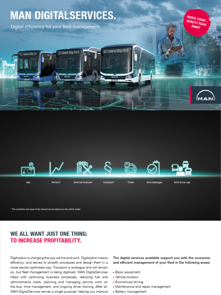 Optimize Fleet Management with MAN DigitalServices | PDF | Mobile App ...