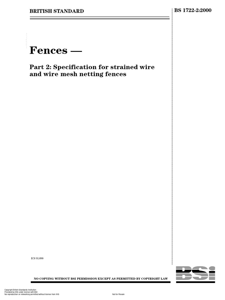 BS 1722-2 | PDF | Concrete | Materials