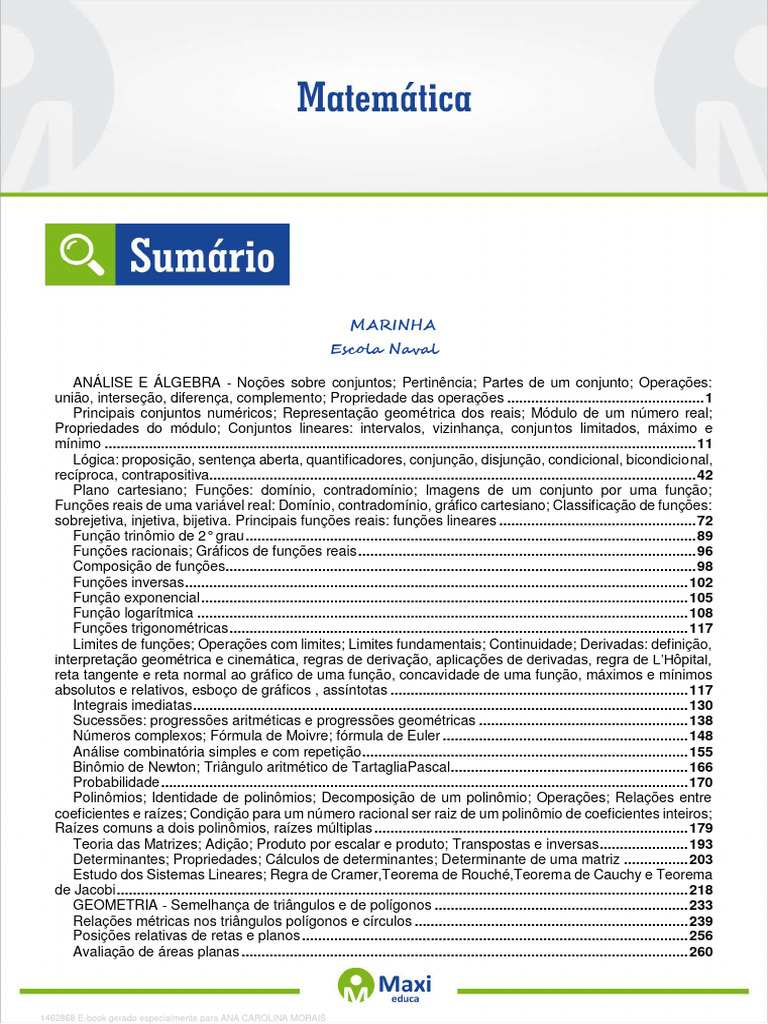 01 Matematica PDF | PDF | Conjunto (Matemática) | Números