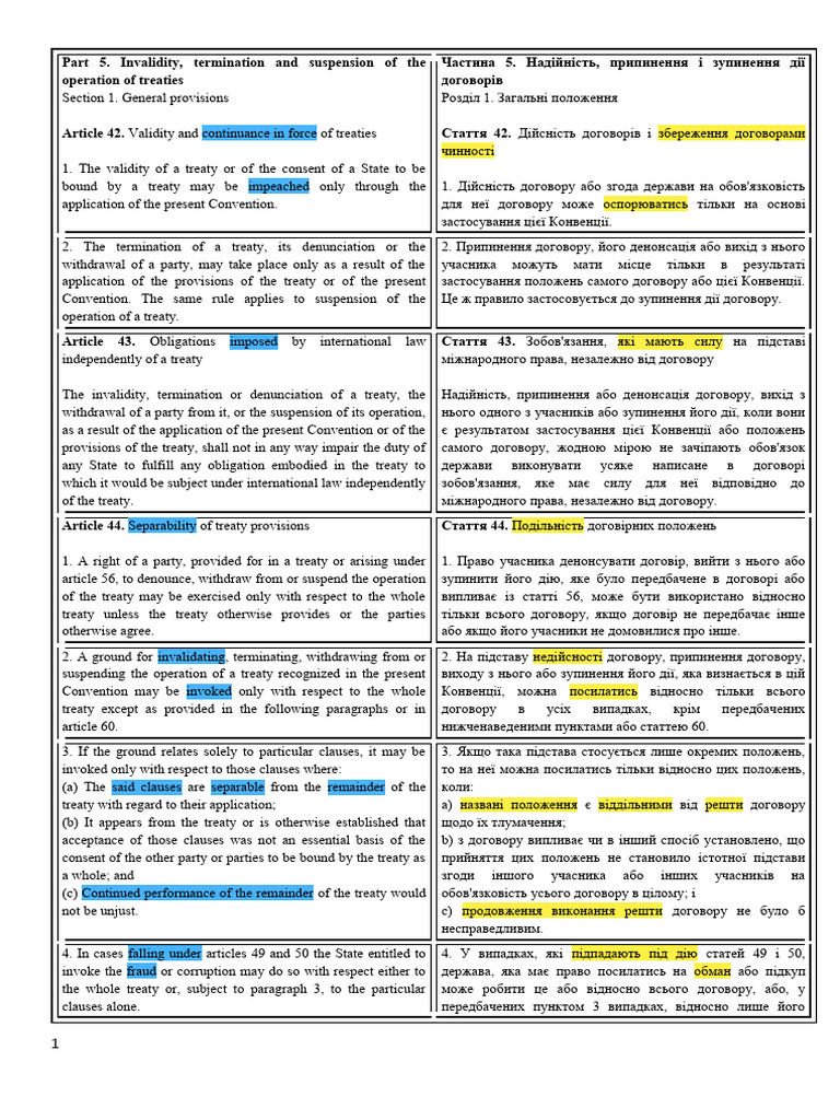 Vienna Convention | PDF