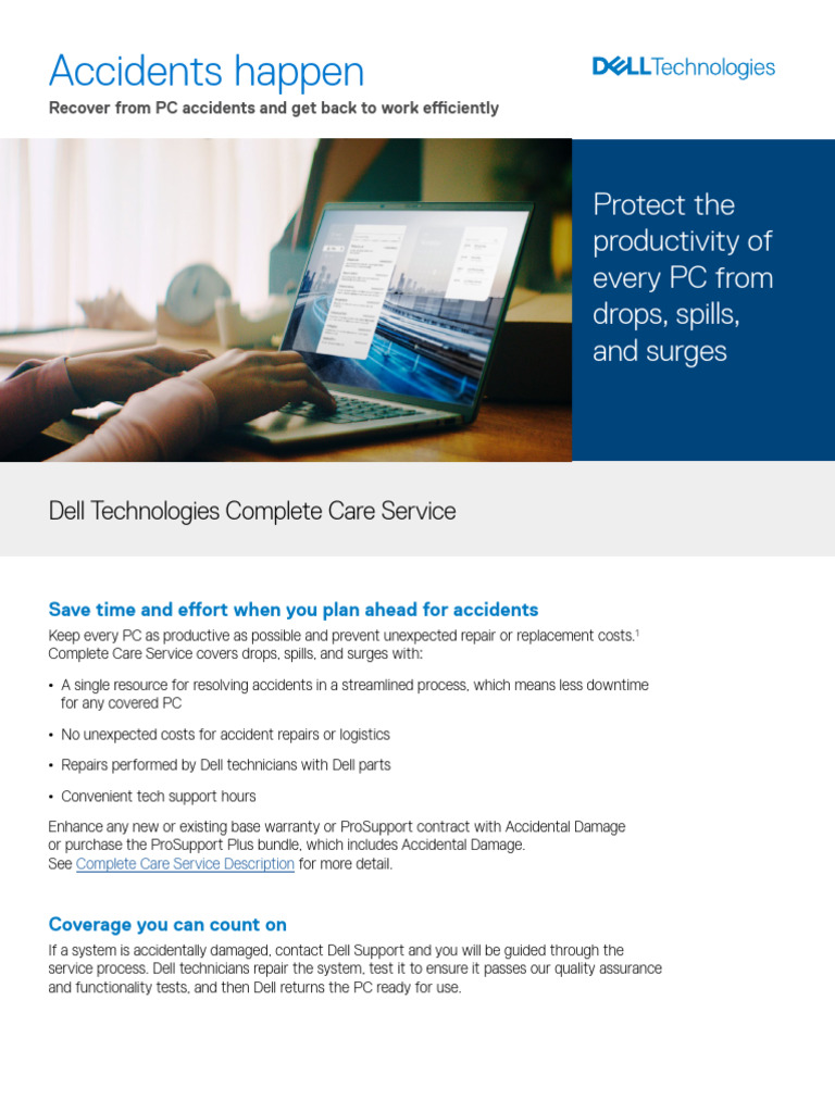 Accidental Damage Commercial Customer Datasheet Latam | PDF | Dell ...