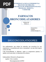Broncodilatadores: SABA, LABA y LAMA | PDF