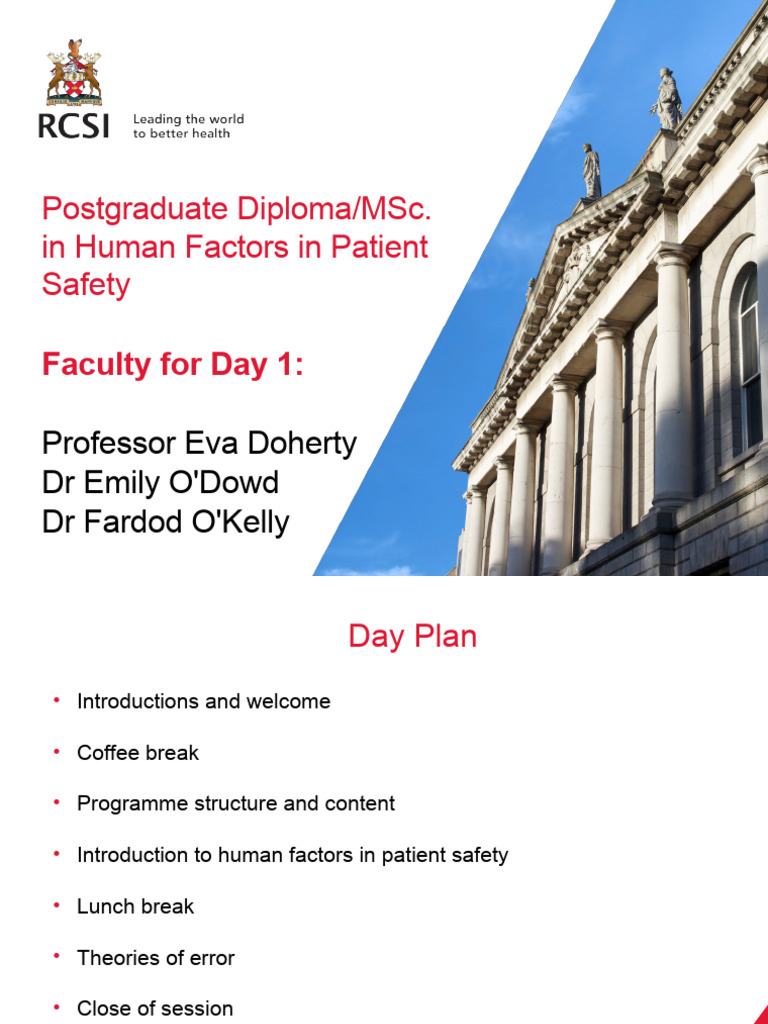 2023 Module 1 Day 1 Slides | PDF | Patient Safety | Health Care