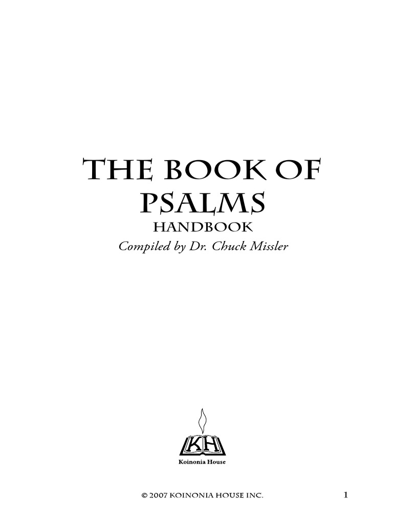 Psalms Study Guide | PDF | Books Of Samuel | David