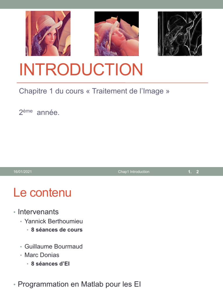 Chp1 Introduction Elec | PDF | Technologie numérique | Imagerie