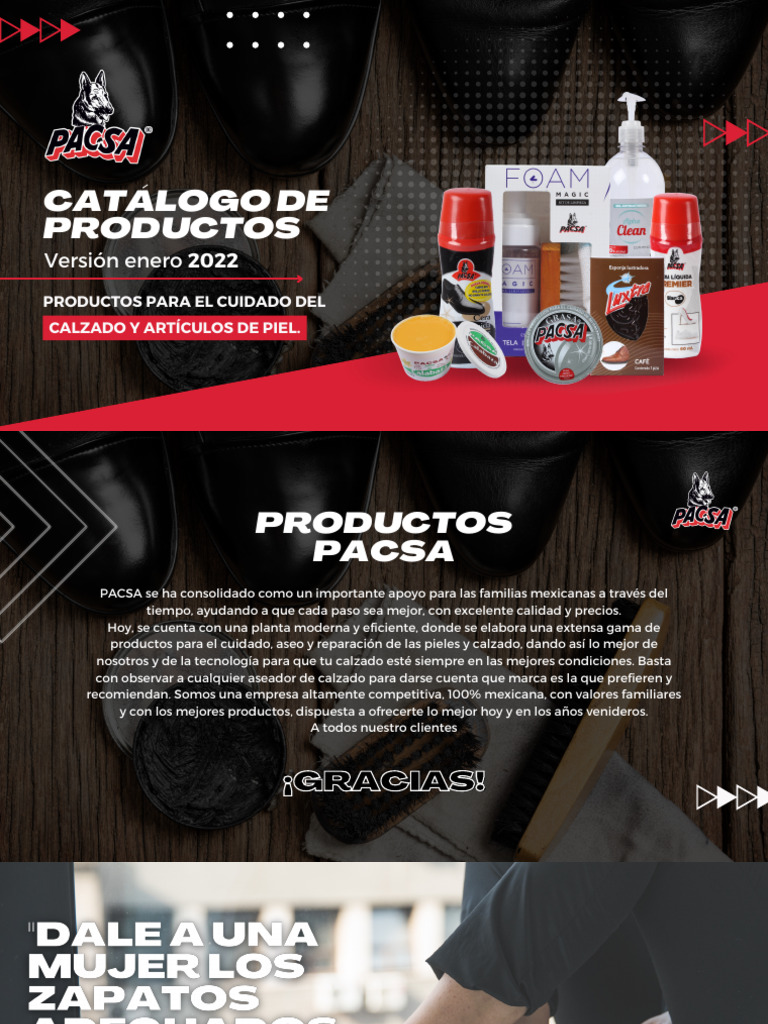 Pacsa - Catalogo - 2022 | PDF | Ciudad de México | Zapato