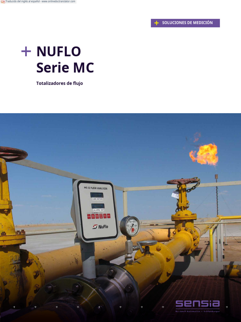 Totalizador Nuflo Mc-Iii | PDF | Medición de flujo | Calibración