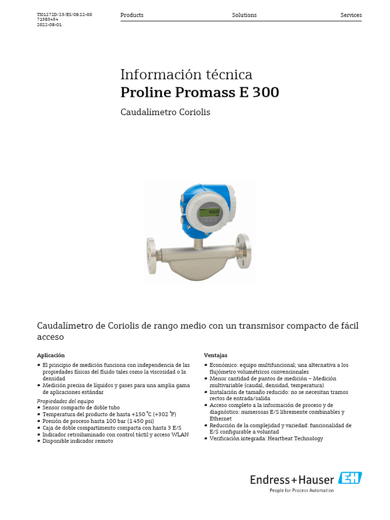 Manual Proline Promass E 300 | PDF | Contraseña | LAN inalámbrico