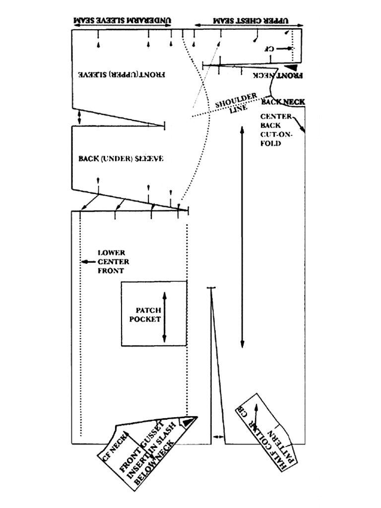 Balenciaga Gusseted Practice Pattern For Print | PDF